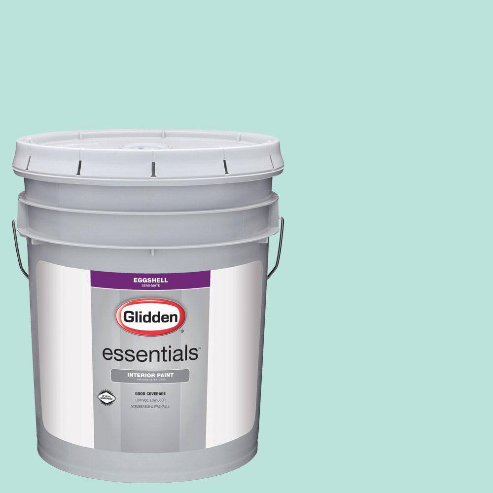 Glidden Essentials 5 gal. #HDGB31D Biscayne Blue Eggshell Interior ...