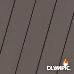 Olympic Maximum 1 gal. Oxford Brown Solid Color Exterior Stain and ...