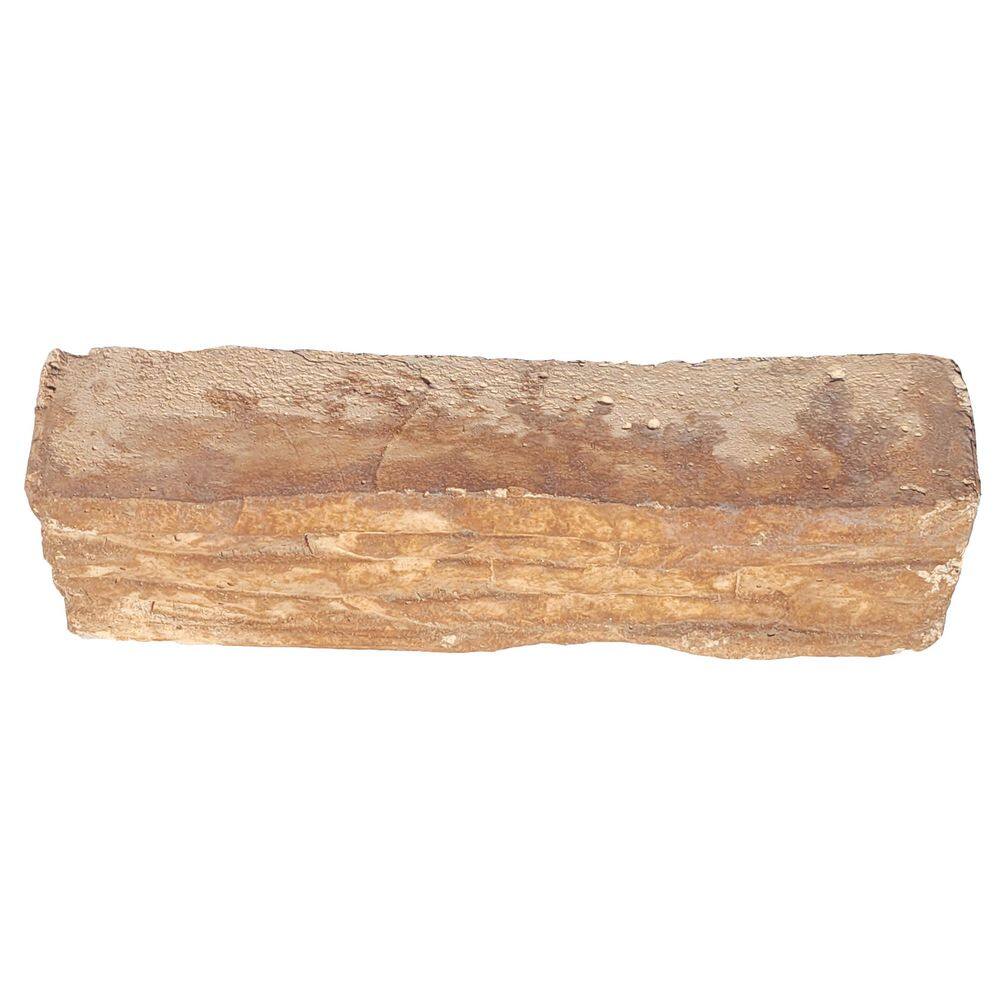 Classic Stone 17 in. x 4 in. x 4 in. Concrete Brown Blend Country ...