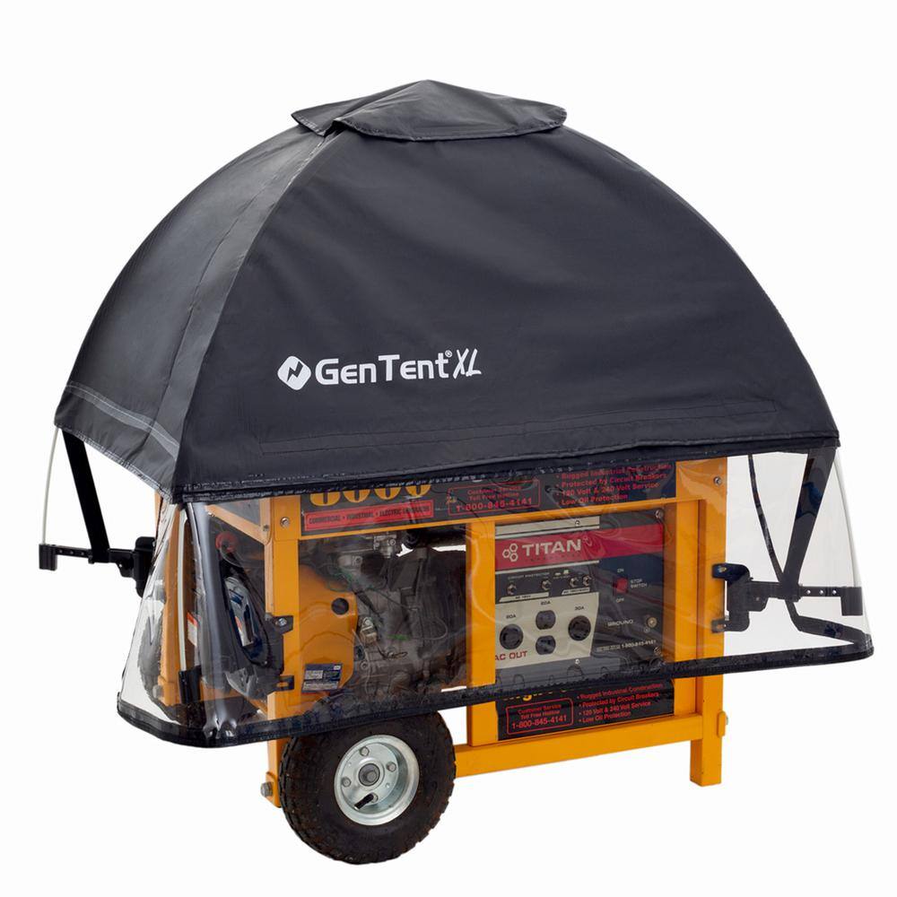 GenTent XL Generator Running Cover - Universal Kit (Standard, Black ...