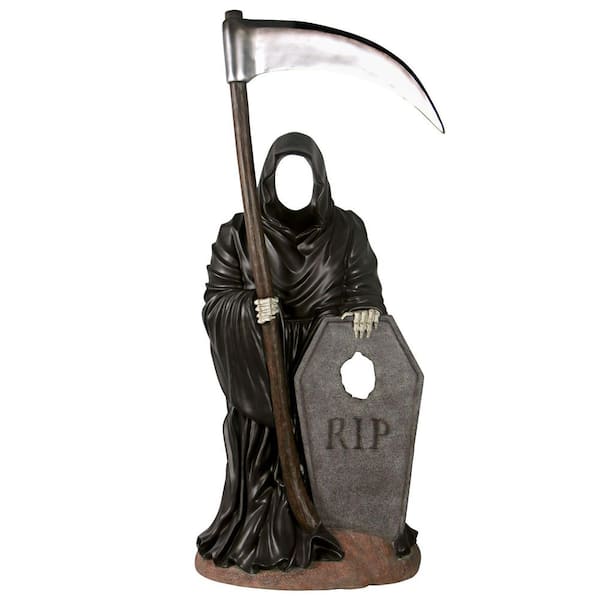 Design Toscano Halloween Grim Reaper Graveyard Ghoul Photo Op Life-size ...