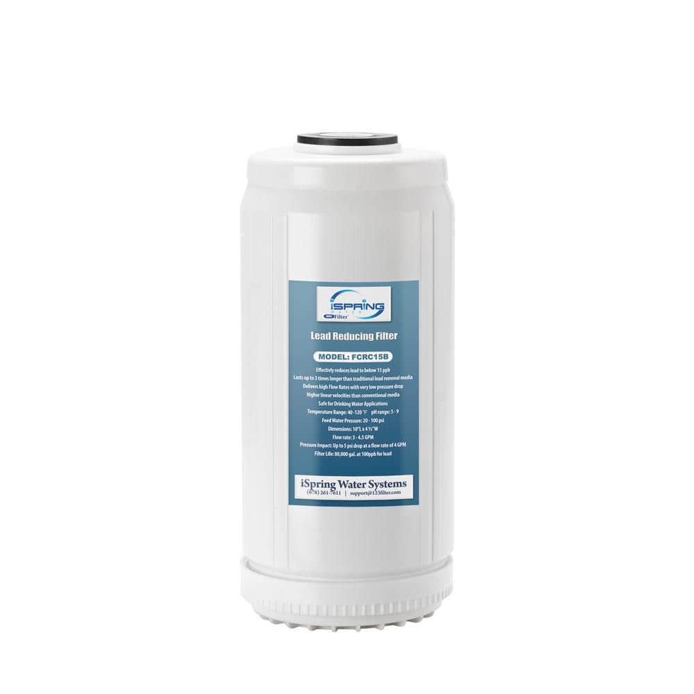 ISPRING Lead Reducing 10 in. x 4.5 in. Whole House Water Filtration ...