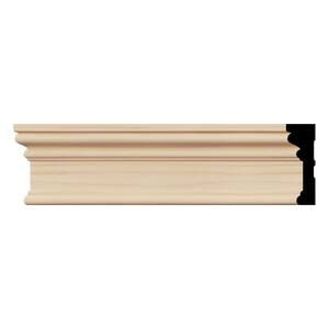 Ekena Millwork WM52 0.69 in. D x 2.25 in. W x 96 in. L Wood (Alder ...
