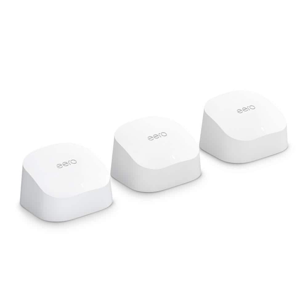 EERO 6 Dual-Band Mesh Wi-Fi 6 System with Built-in Zigbee Smart Home ...