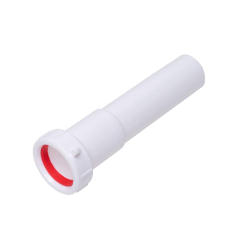 Oatey 1 1 2 In X 6 In White Plastic Slip Joint Sink Drain Extension