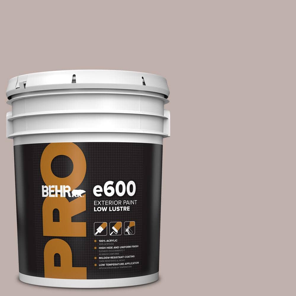 BEHR PRO 5 gal. #740A-3 Oak Ridge Low Luster Exterior Paint PR62005 ...