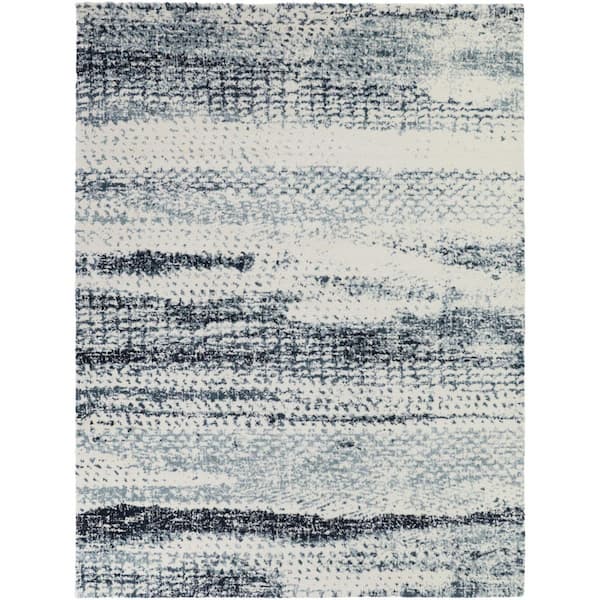 BALTA Samuel Blue/Cream 5 ft. x 7 ft. Area Rug 3136056 - The Home Depot