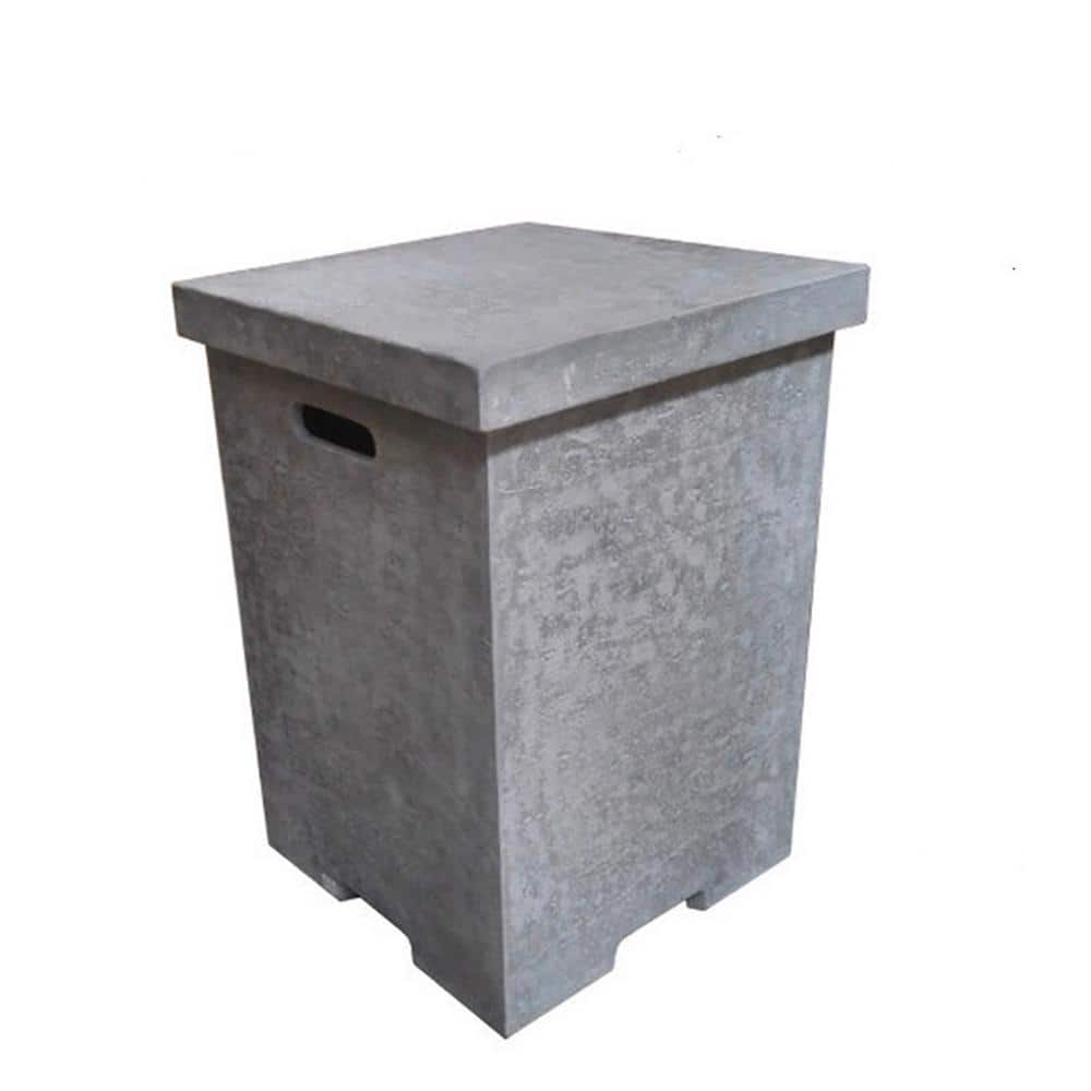 Reviews for Elementi Elementi 18 in. L x 18 in. W x 25 in. H Light Grey ...