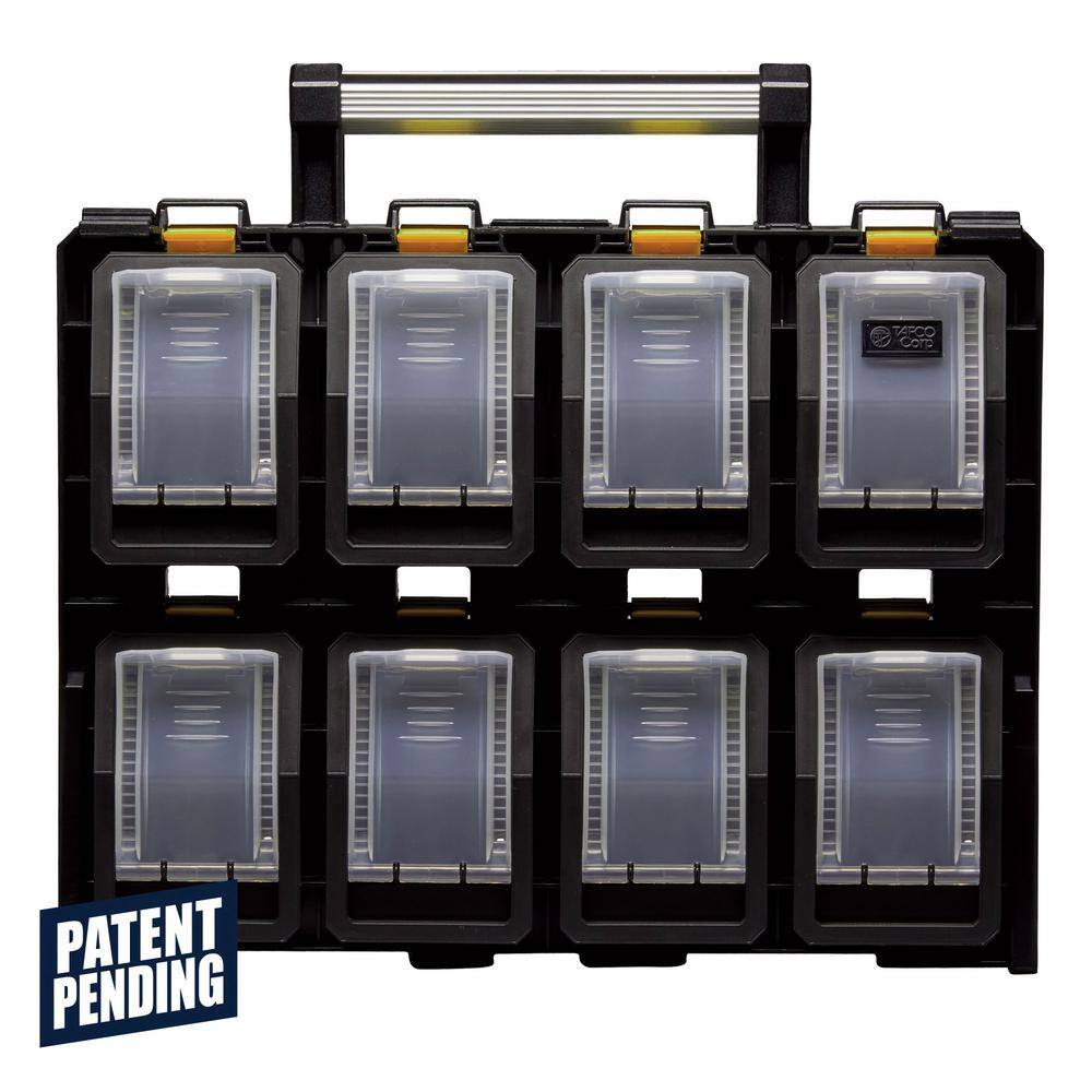 TAFCO Product 8-Compartment Wall Mount Quick Release Small Parts ...