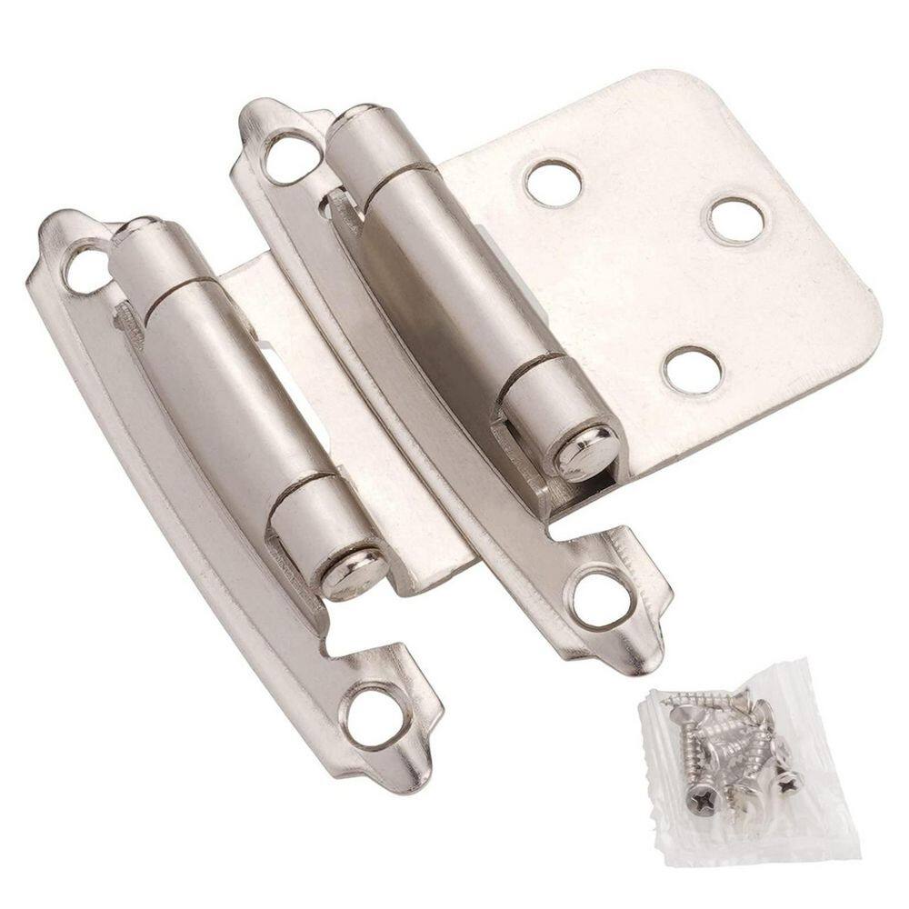 Numhew 60-Pack (30 Pairs) 1/2 in. Overlay Self Closing Kitchen Cabinet ...