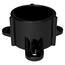 Formufit 1-1/2 in. Furniture Grade PVC Table Screw Cap in Black (10 ...