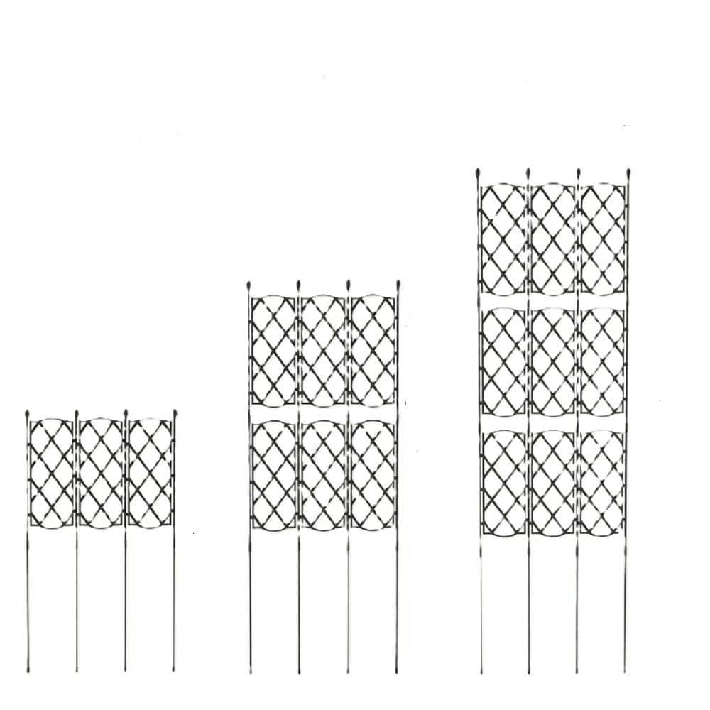 AOPSPS 3-Pack Outdoor Plant Support Frame for Raised Garden Bed ...