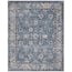 SAFAVIEH Charleston Navy/Light Gray 9 ft. x 12 ft. Floral Area Rug ...