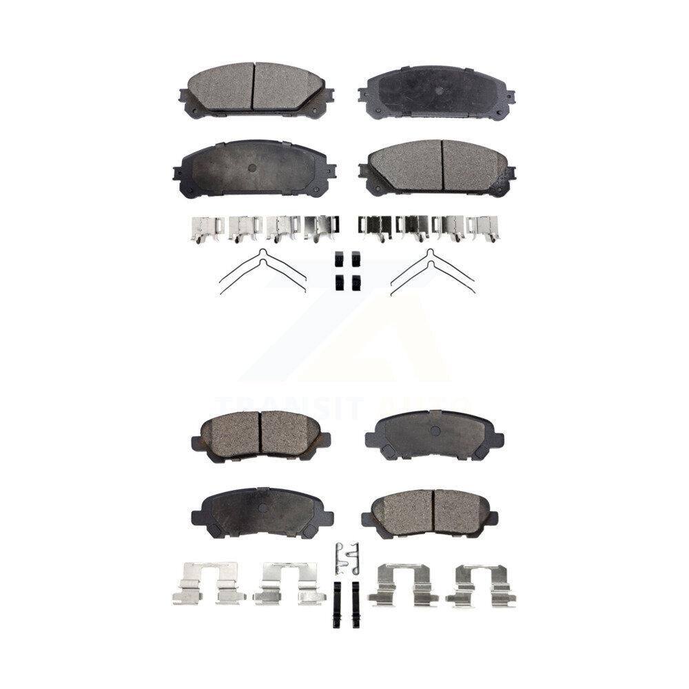TEC Front Rear Ceramic Brake Pads Kit For Toyota Highlander KTC-100140 ...