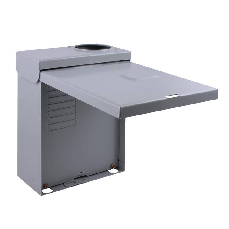 GE PowerMark Plus Outdoor 125 Amp 4-Space 8-Circuit Single-Phase Main ...