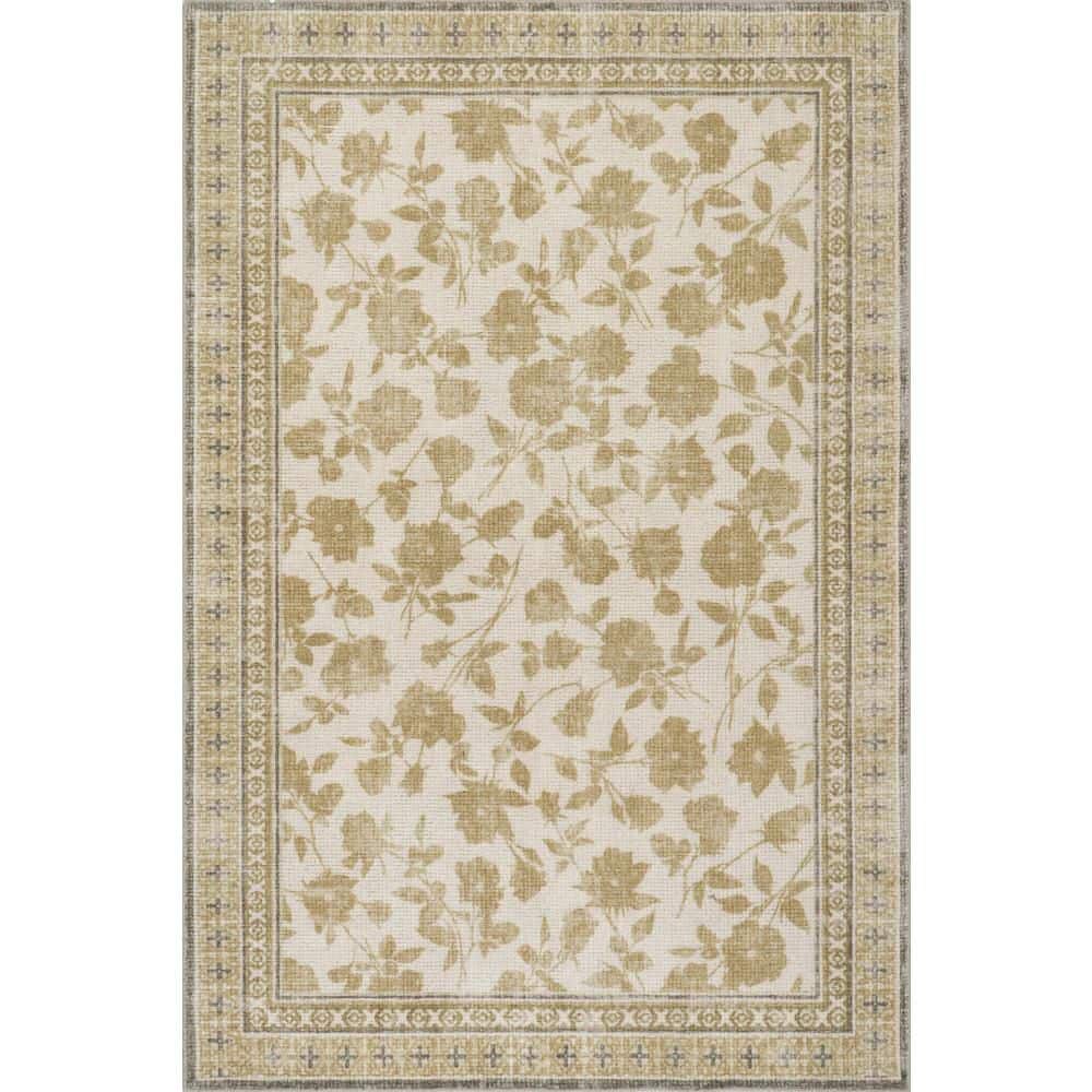 RUGS USA Padma Lakshmi X Rugs Botanica Hand-Tufted Botanical Wool-Blend ...