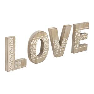 Stratton Home Decor Wood Love Wall Art (Set of 4) S23747 - The Home Depot