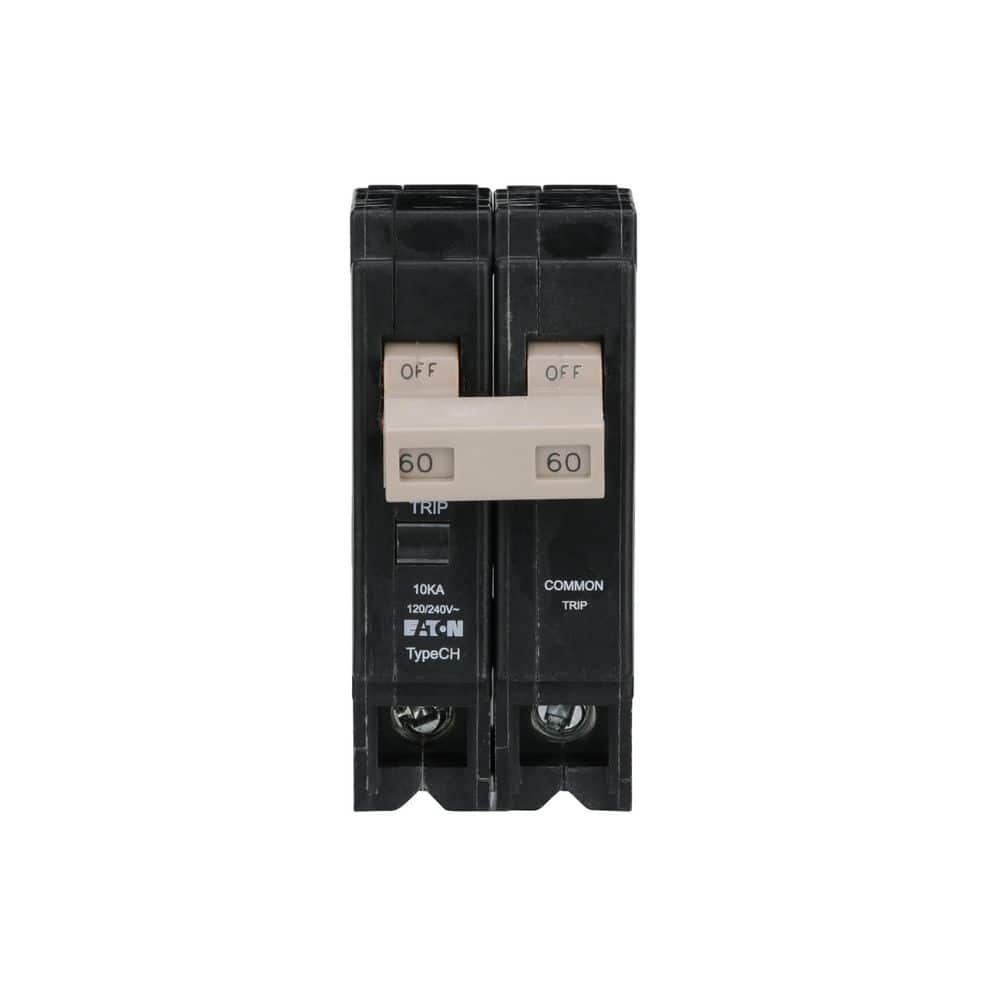 Eaton CHF 60 Amp 120-Volt/240-Volt 2-Pole Circuit Breaker CHF260 - The ...