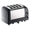 Dualit New Gen 4-Slice Matte Black Wide Slot Toaster with Crumb Tray ...