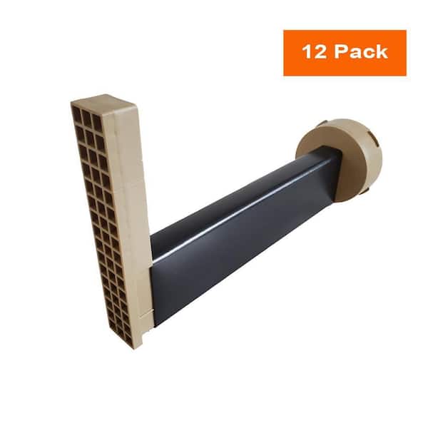 WALL DRAIN PRO Universal Retaining Wall Block Drain Tan (12-Pack) WDPTC ...