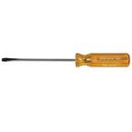 Klein Tools 1/4 in. Cabinet Tip Flat Head Screwdriver with 6-7/8 in ...