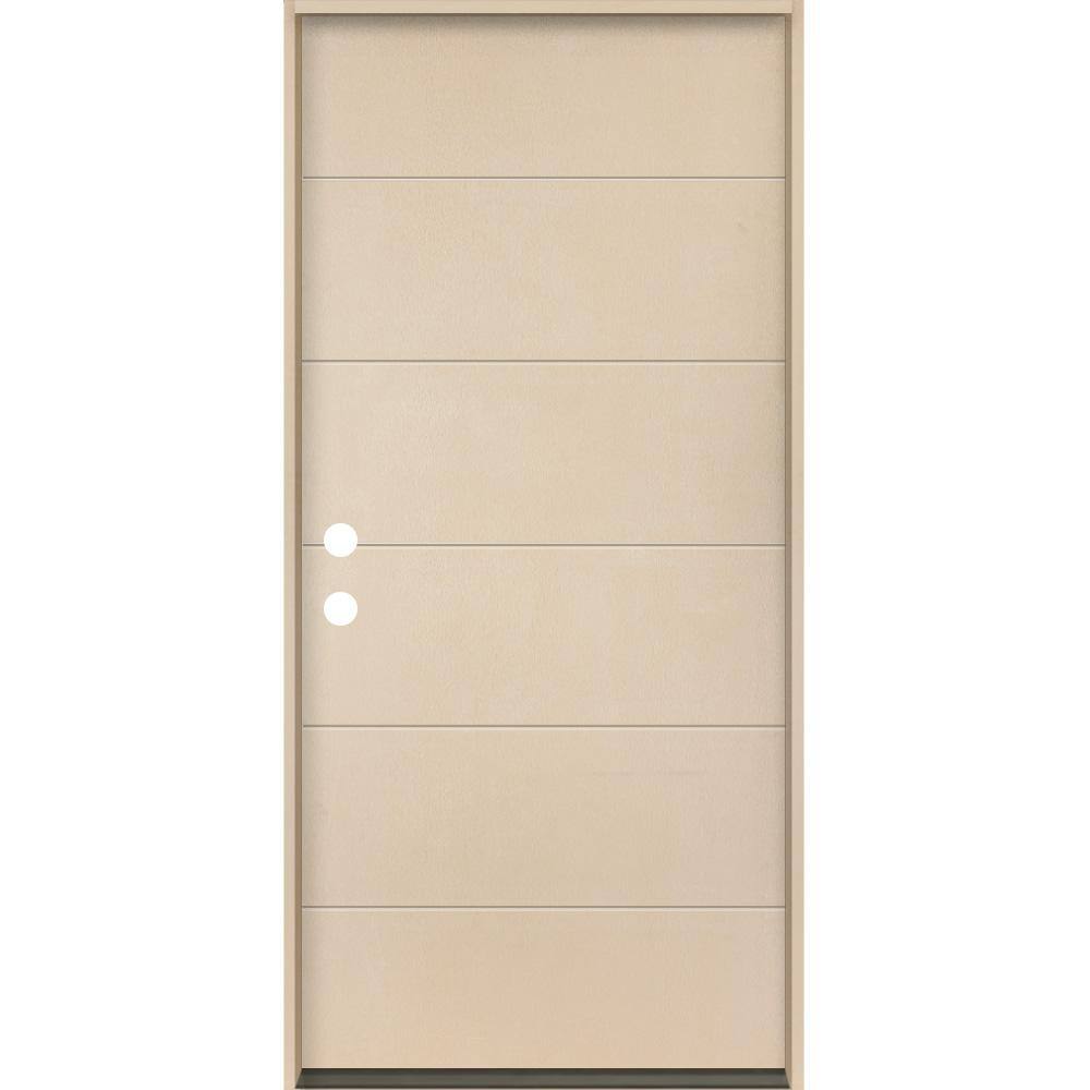 Krosswood Doors TETON Modern 36 in. x 79 in. Right-Hand/Inswing 6-Grid ...