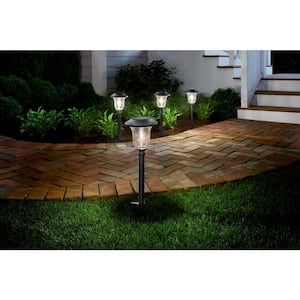 Home Decorators Collection Braxton 20 Lumen Black LED Weather Resistant ...