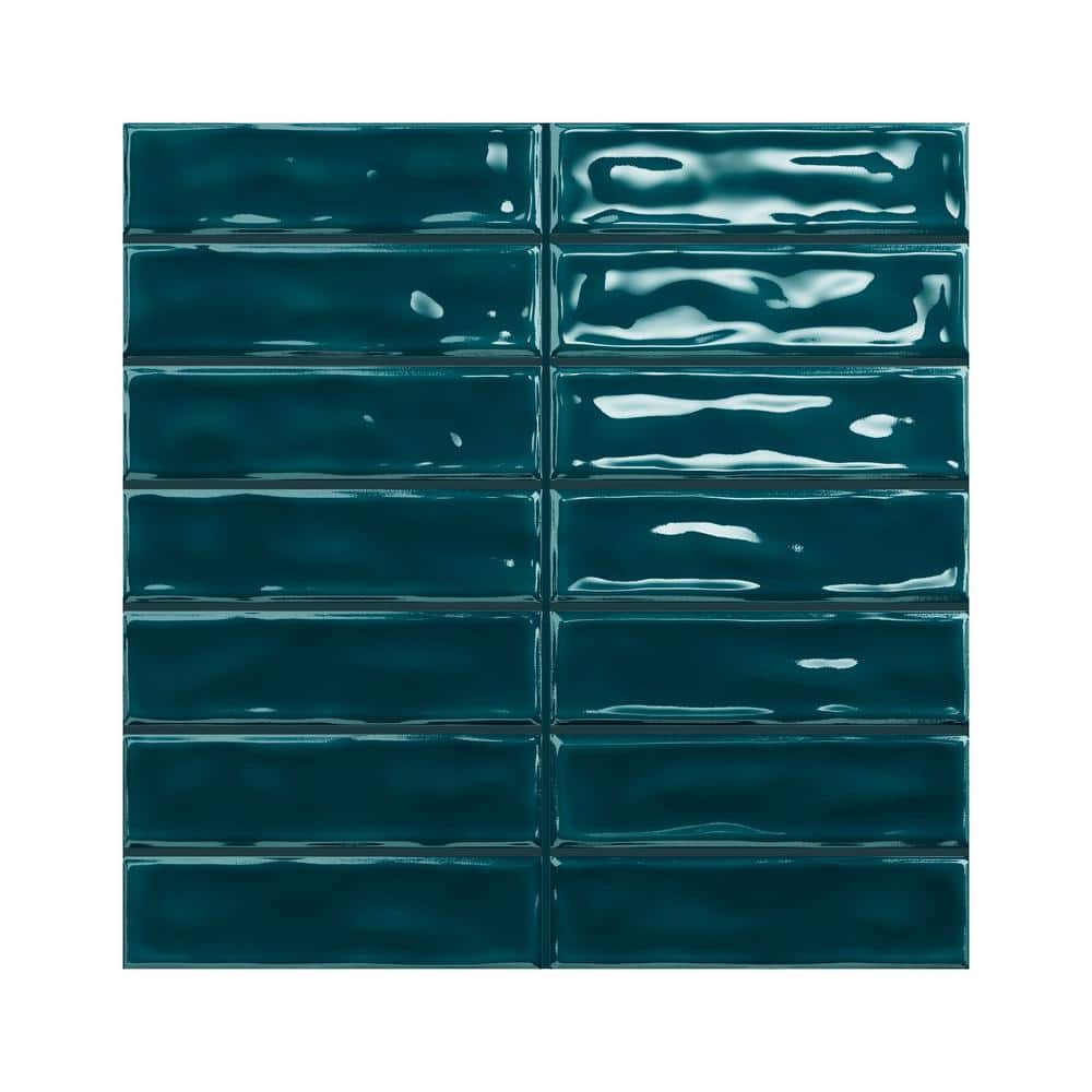 Reviews for Giorbello Spanish Lineas Ceramic 8 in. x 8 in. x 8mm Wall ...