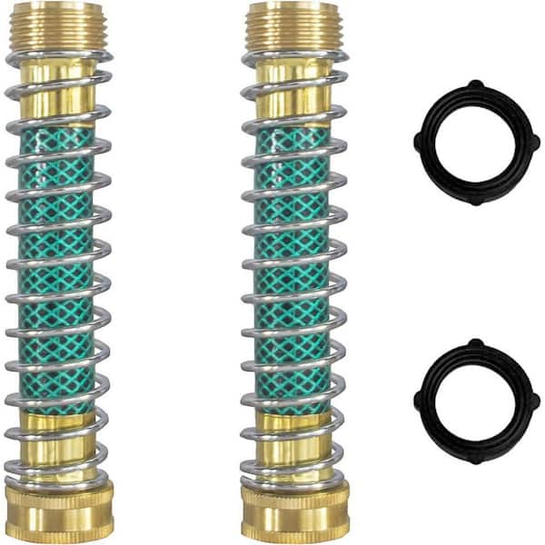 Cubilan 3/4 in. Garden Hose Connector with Dual Swivel for Male Hose to ...