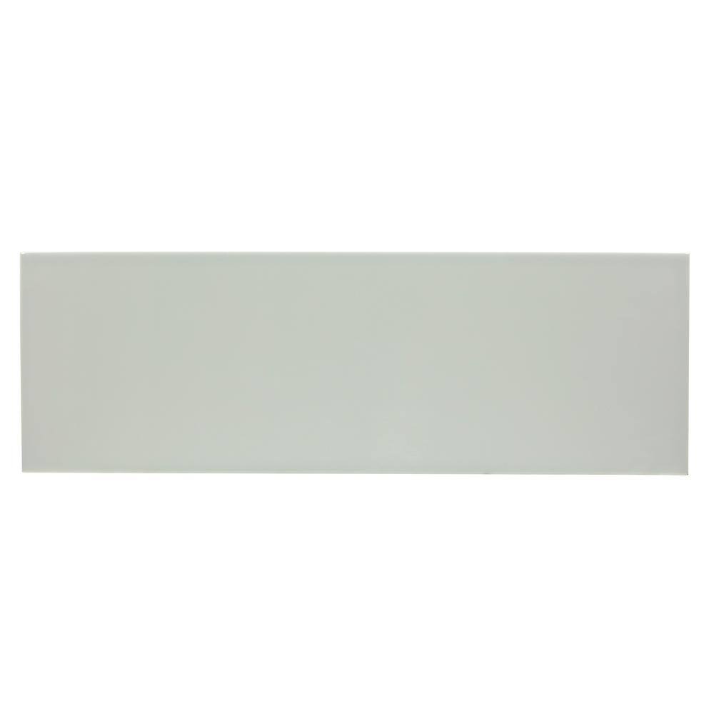 Daltile Restore Ash Gray 4-1/4 in. x 12-7/8 in. Glossy Ceramic Wall ...