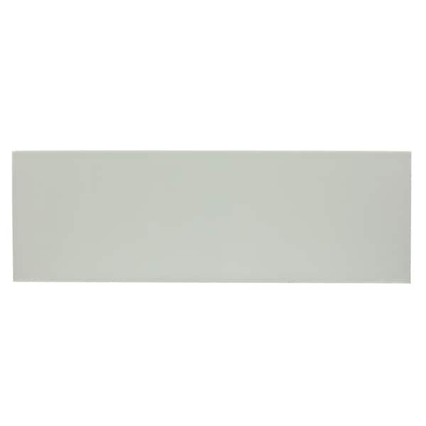 Daltile Restore Ash Gray 4-1/4 in. x 12-7/8 in. Glossy Ceramic Wall ...