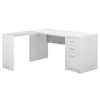 White Computer Desk HD7136 - The Home Depot