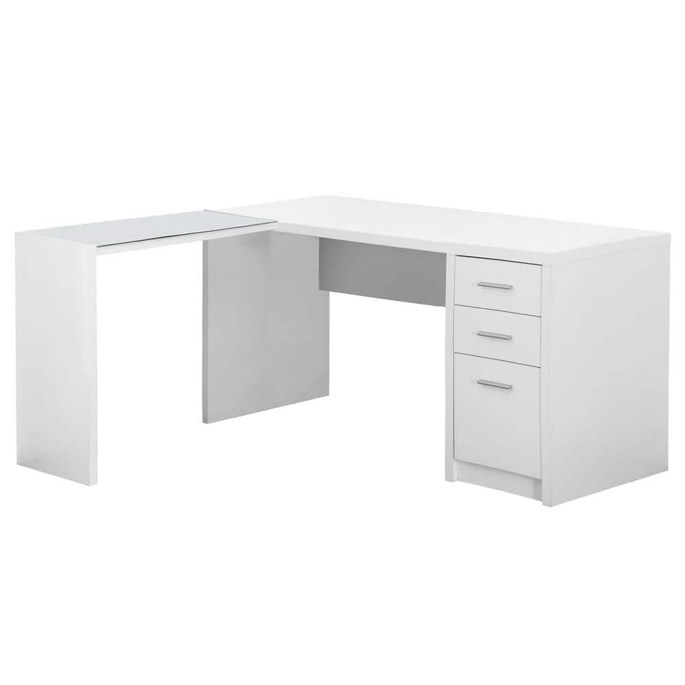 White Computer Desk HD7136 - The Home Depot