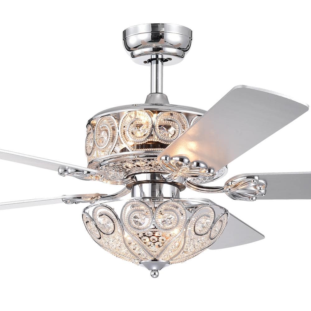 Have a question about Warehouse of Tiffany Catalina 52 in. Chrome ...