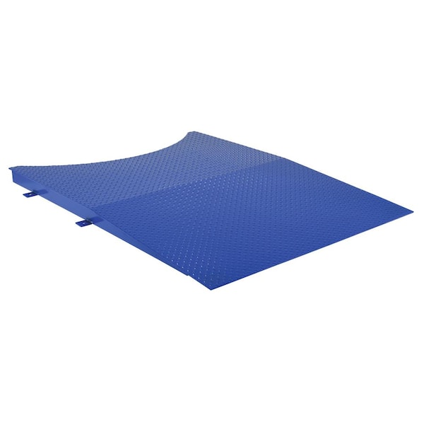 Vestil 4,000 lbs. Capacity Blue Steel Approach Ramp Factory Installed ...