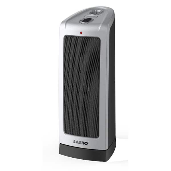 Lasko 7.0 in. 1500-Watt Ceramic Tower Heater with Remote Control 5307 ...