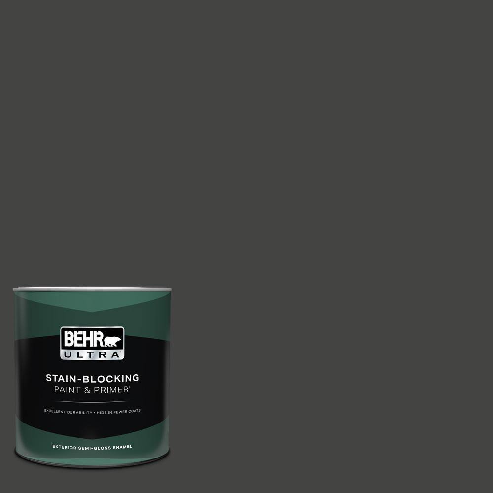 BEHR ULTRA 1 qt. #PPU18-20 Broadway Semi-Gloss Enamel Exterior Paint ...