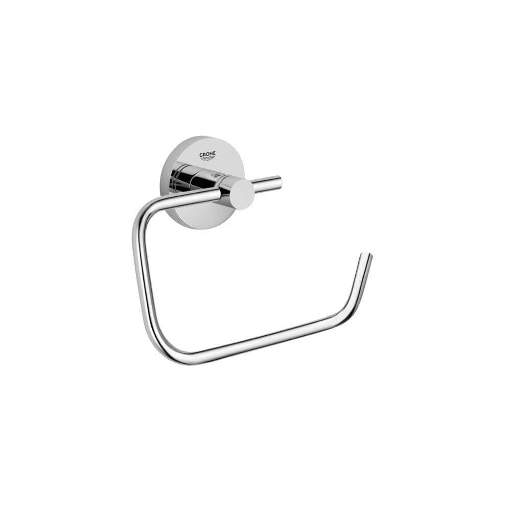 GROHE Essentials Single Post Toilet Paper Holder without Cover in ...