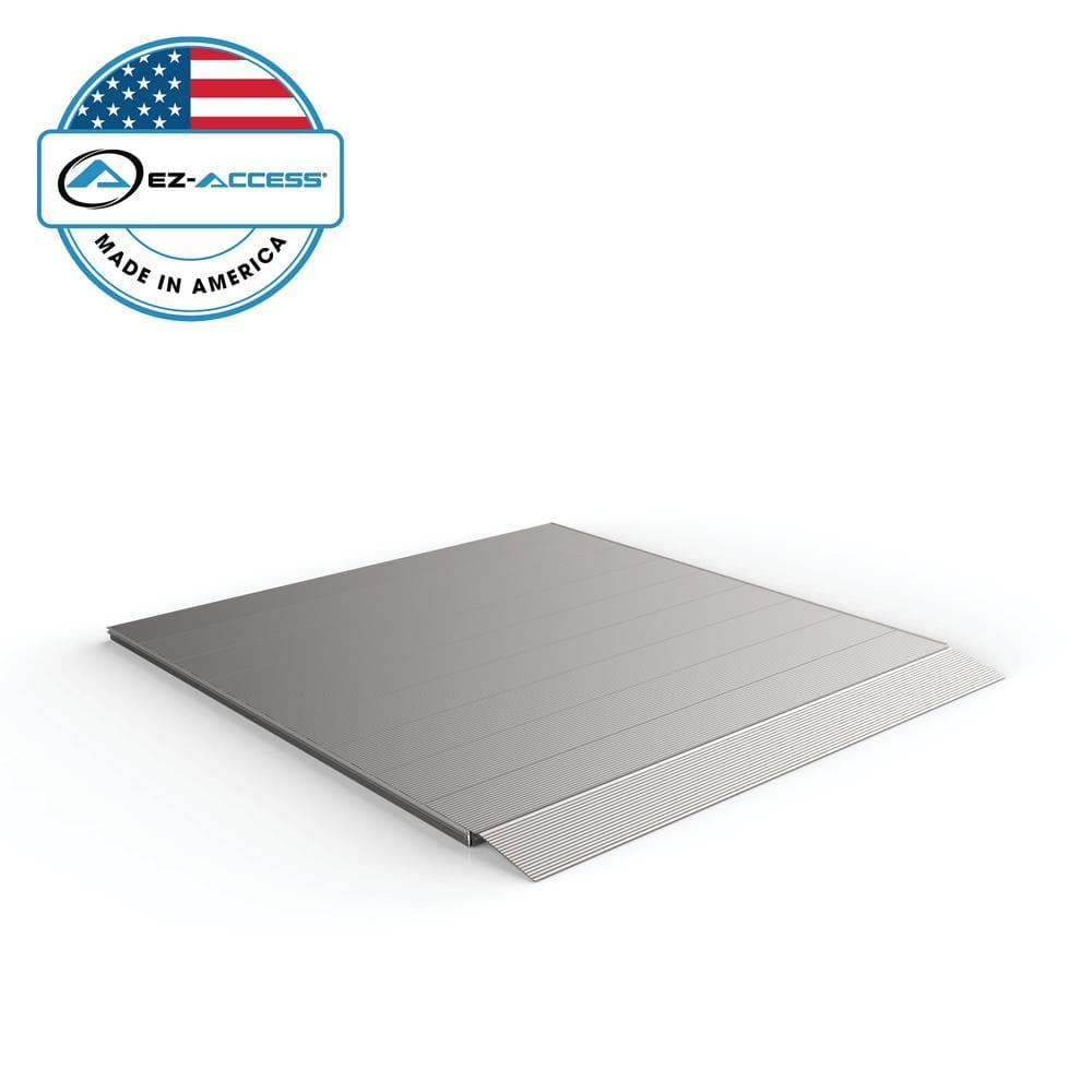 EZ-ACCESS PATHWAY 3G 5 ft. x 5 ft. Solid Aluminum Landing Pad P3G ...