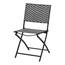 StyleWell Mix and Match Folding Wicker Steel Outdoor Patio Dining Chair ...