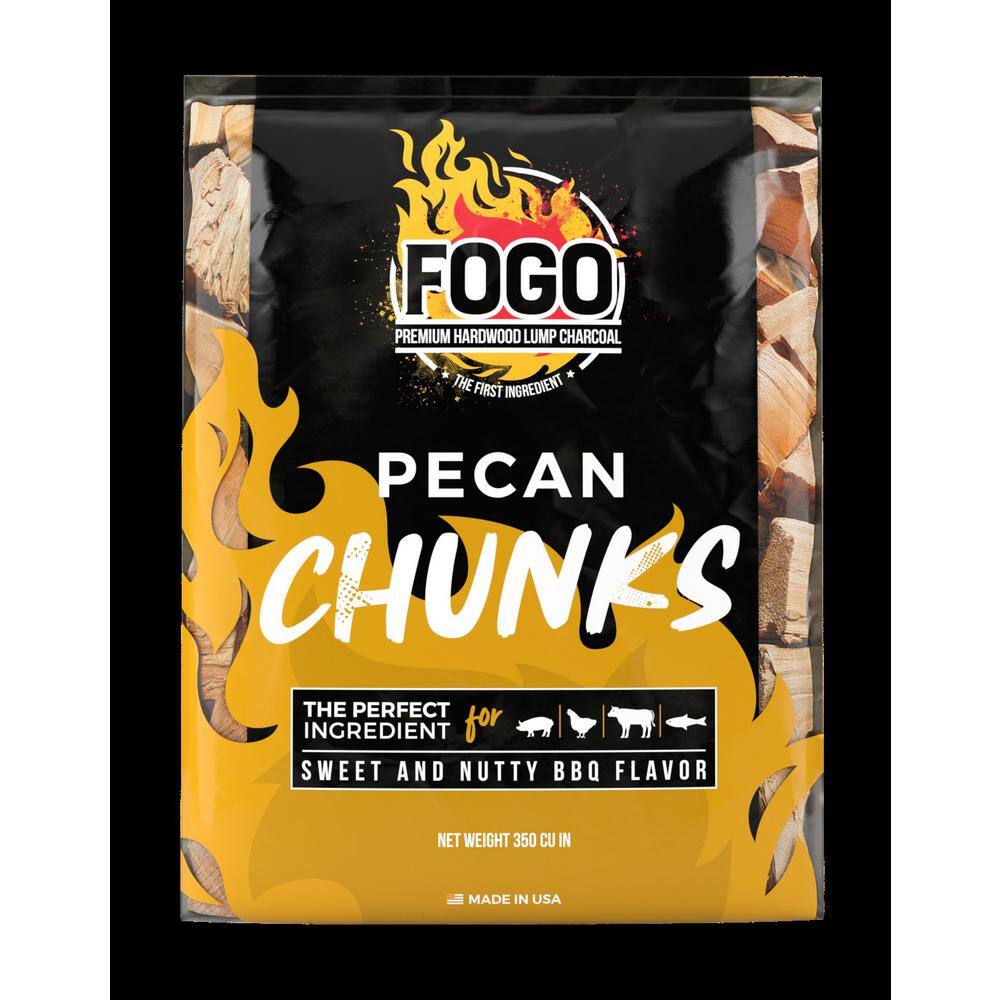 FOGO 350 Cu. In. Bag Pecan Smoking Chunks FG-SW-CHU-PECAN - The Home Depot