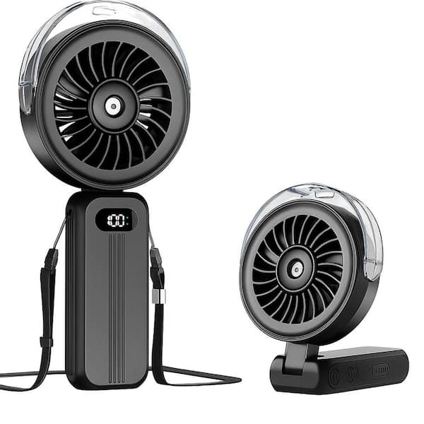 Justincity Handheld Misting Fan Portable Powerful High Speed Small ...