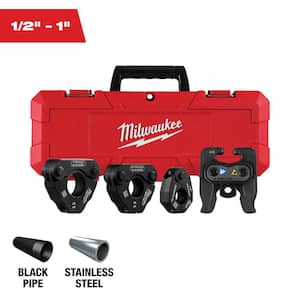 Milwaukee 1/2 in. - 1-1/4 in. CTS-V Pivoting Press Ring Kit for M12 ...