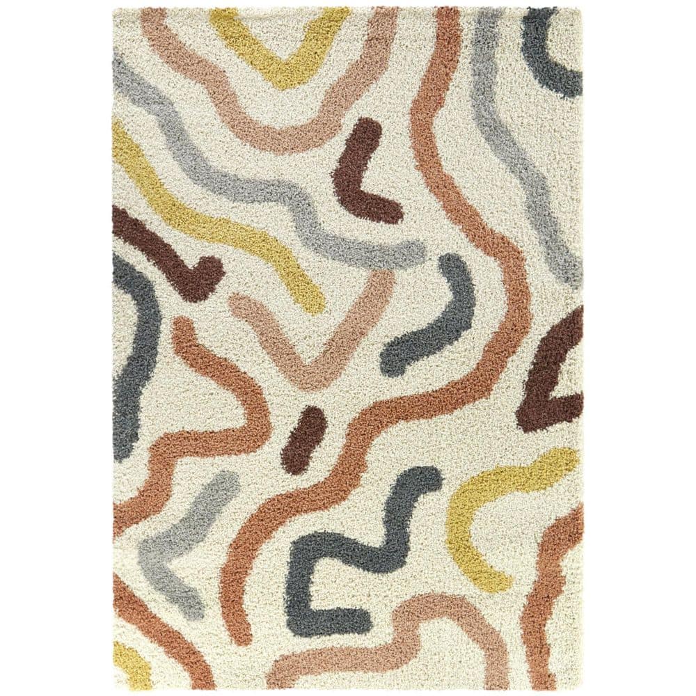 BALTA Duret Cream 7 ft. 10 in. x 10 ft. Abstract Indoor Area Rug ...