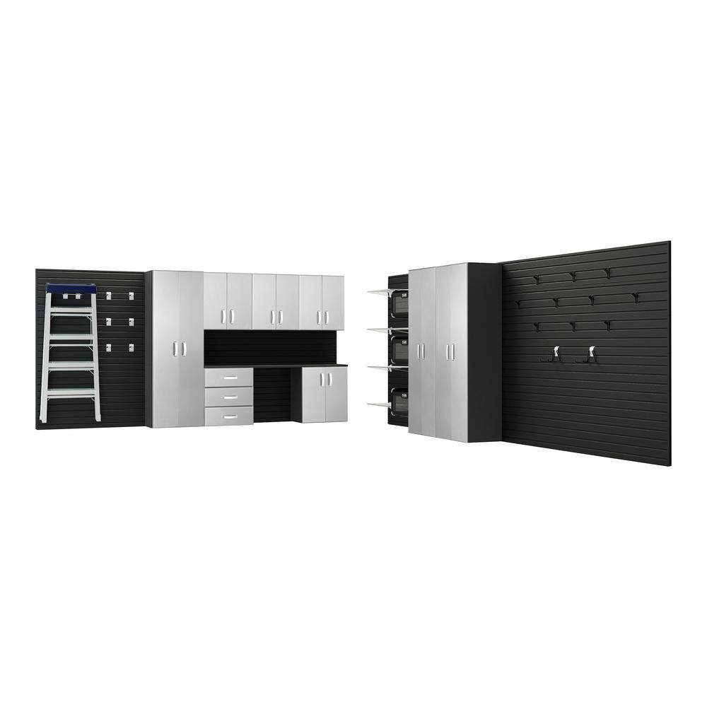 Flow Wall Modular Wall Mounted Garage Cabinet Storage Set with ...