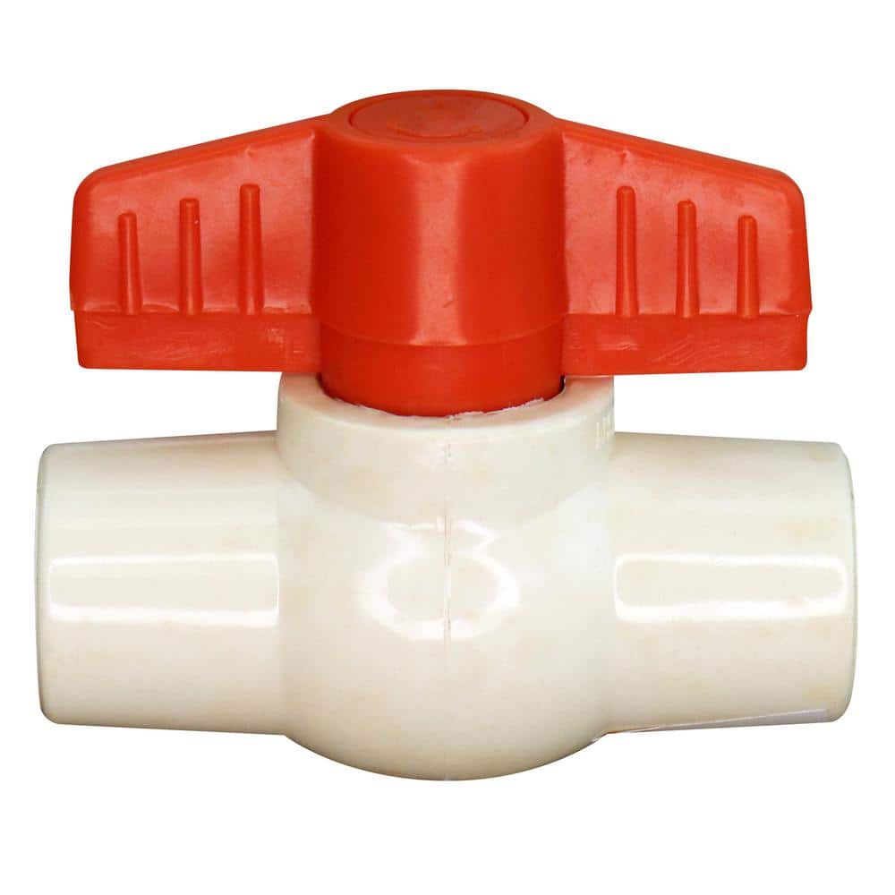 Everbilt 1/2 in. CPVC Solvent-Weld Ball Valve CPVCBV12 - The Home Depot