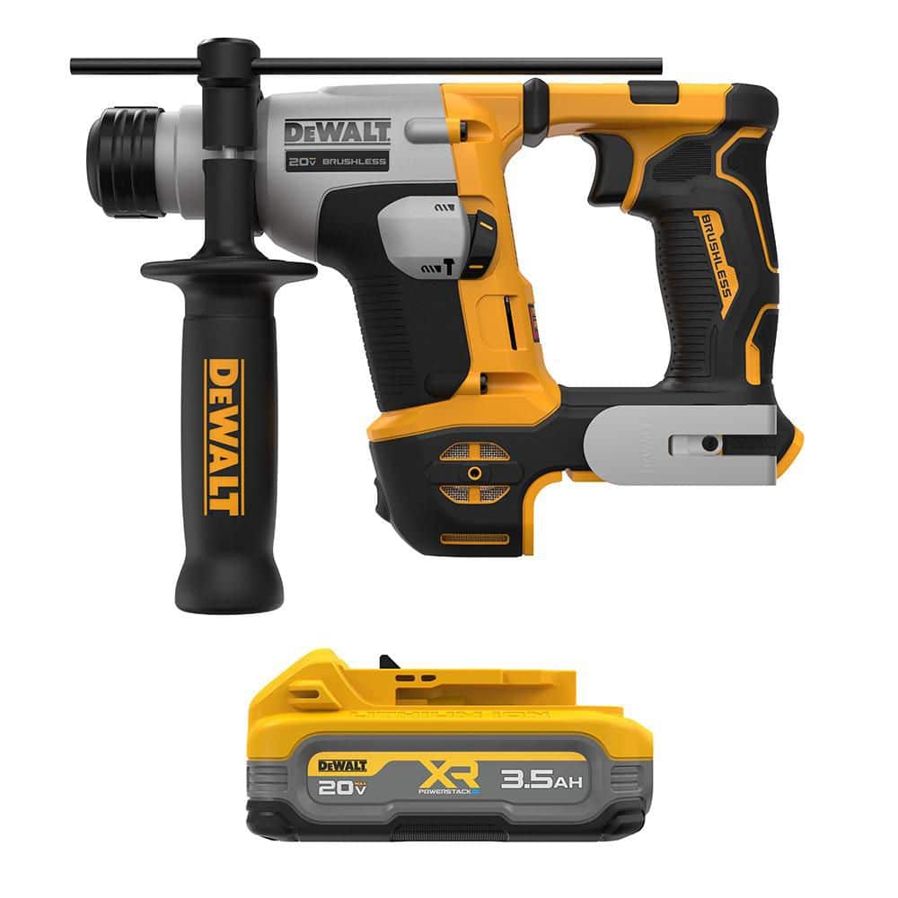 DEWALT ATOMIC 20V MAX Lithium-Ion Cordless Brushless Ultra-Compact 5/8 in. SDS Plus Hammer Drill ...
