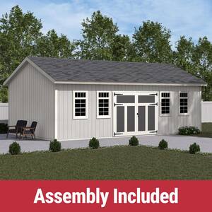 Cedarshed Ranchouse 16 ft. W x 14 ft. D Wood Shed with Porch (224 sq ...