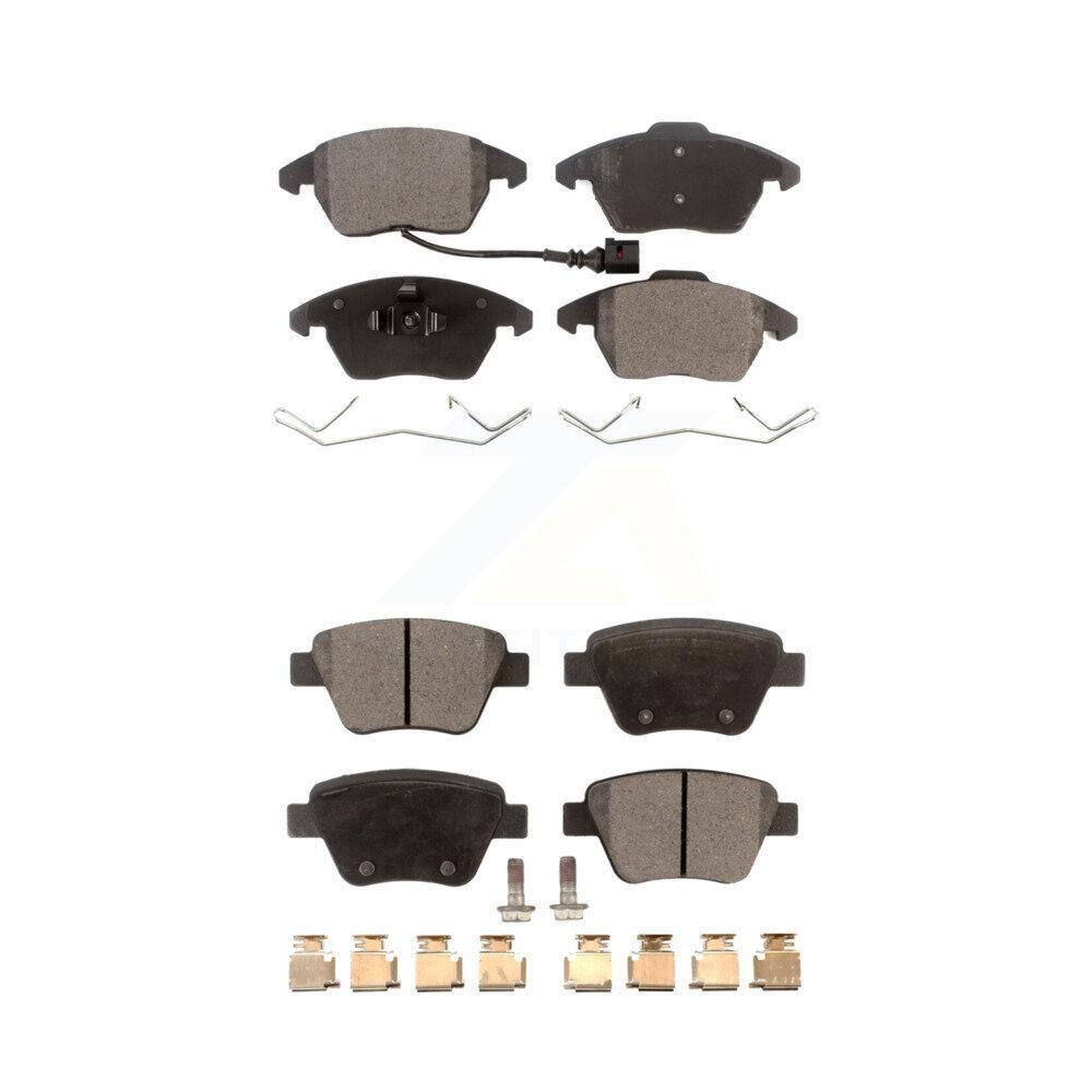 TEC Front Rear Ceramic Brake Pad Kit For Volkswagen Jetta Beetle GTI ...