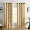 Elrene Medalia Room Darkening Geometric Window Curtain 026865753264 ...